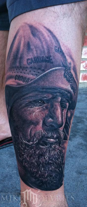 Old Biker Pic by Mike DeVries: TattooNOW
